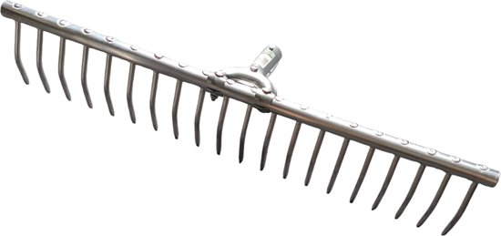 Gille Grashark - gazonrijf - aluminium 62 cm - 20 tanden - excl. steel ...
