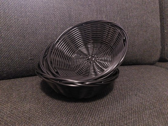 Rieten Mandjes - Set van 3 stuks - Ronde Broodmandjes - 18 cm x 6 cm ...