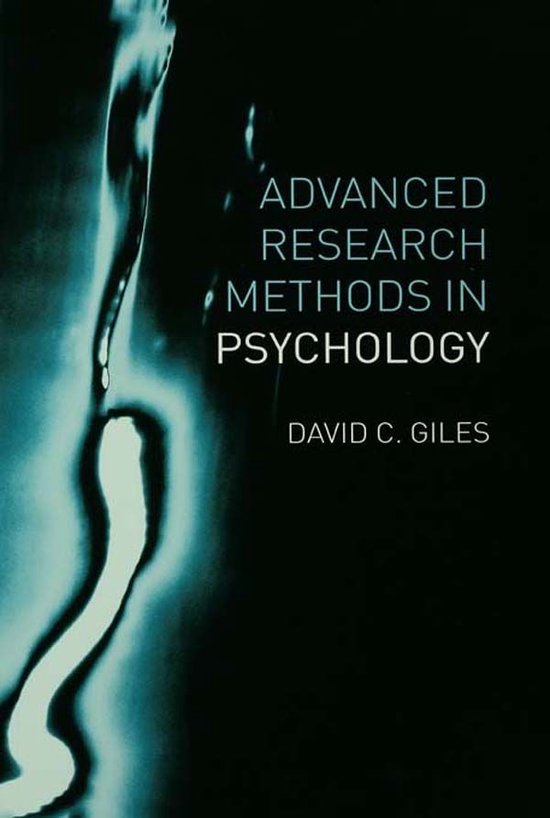 Advanced Research Methods in Psychology (ebook), David Giles ...