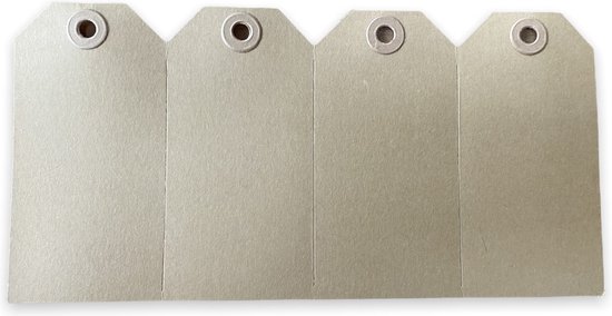 Labels | Blanco 40 stuks | Karton | Kraftpapier | Cadeaulabels | Labels ...
