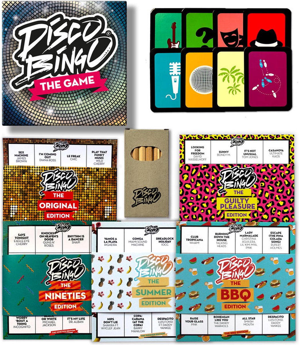 Disco Bingo 'Zomer' Voordeelbundel XXL | Games | bol.com