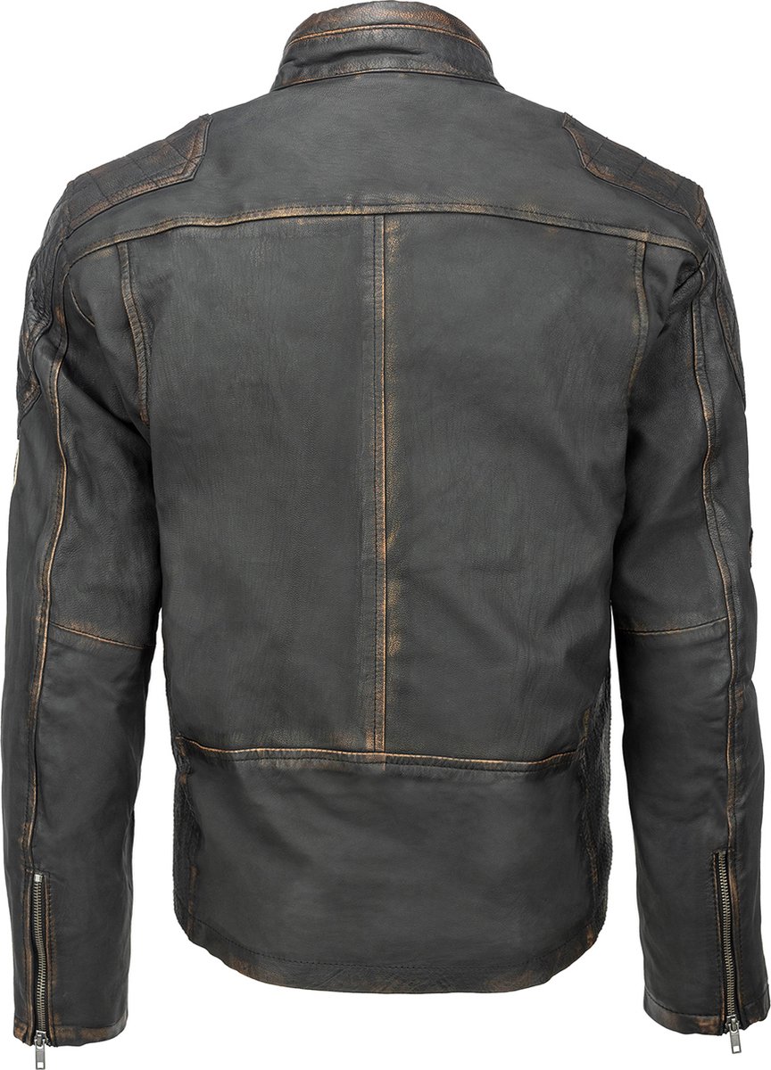 Urban 5884® - Vincent - Heren Motorjas - Uitneembare Protectie - Zwart ...