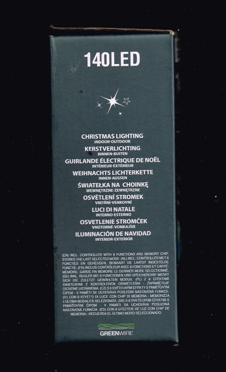 christmas lighting indoor en outdoor 140 Led Kema Kuur 8 functies IP44 ...