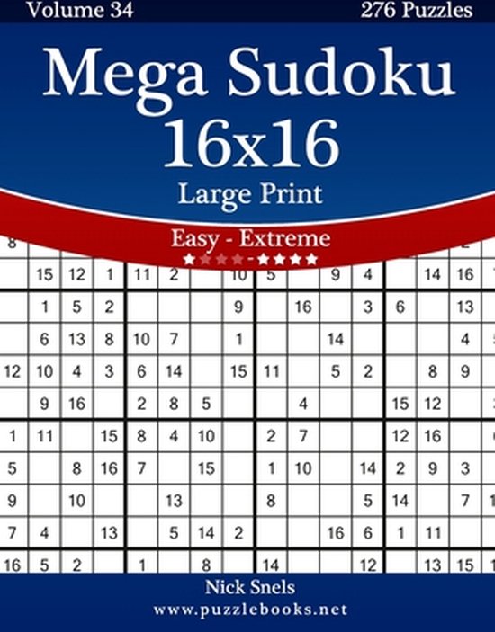 Mega Sudoku 16x16 | bol
