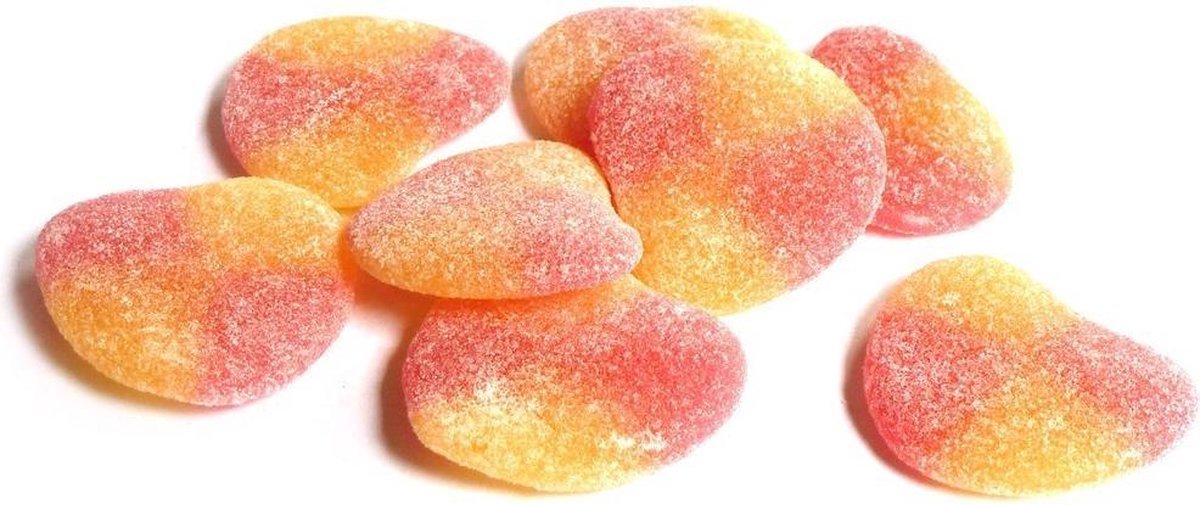 3 silo's Haribo Perziken á 150 stuks - Voordeelverpakking Snoepgoed | bol