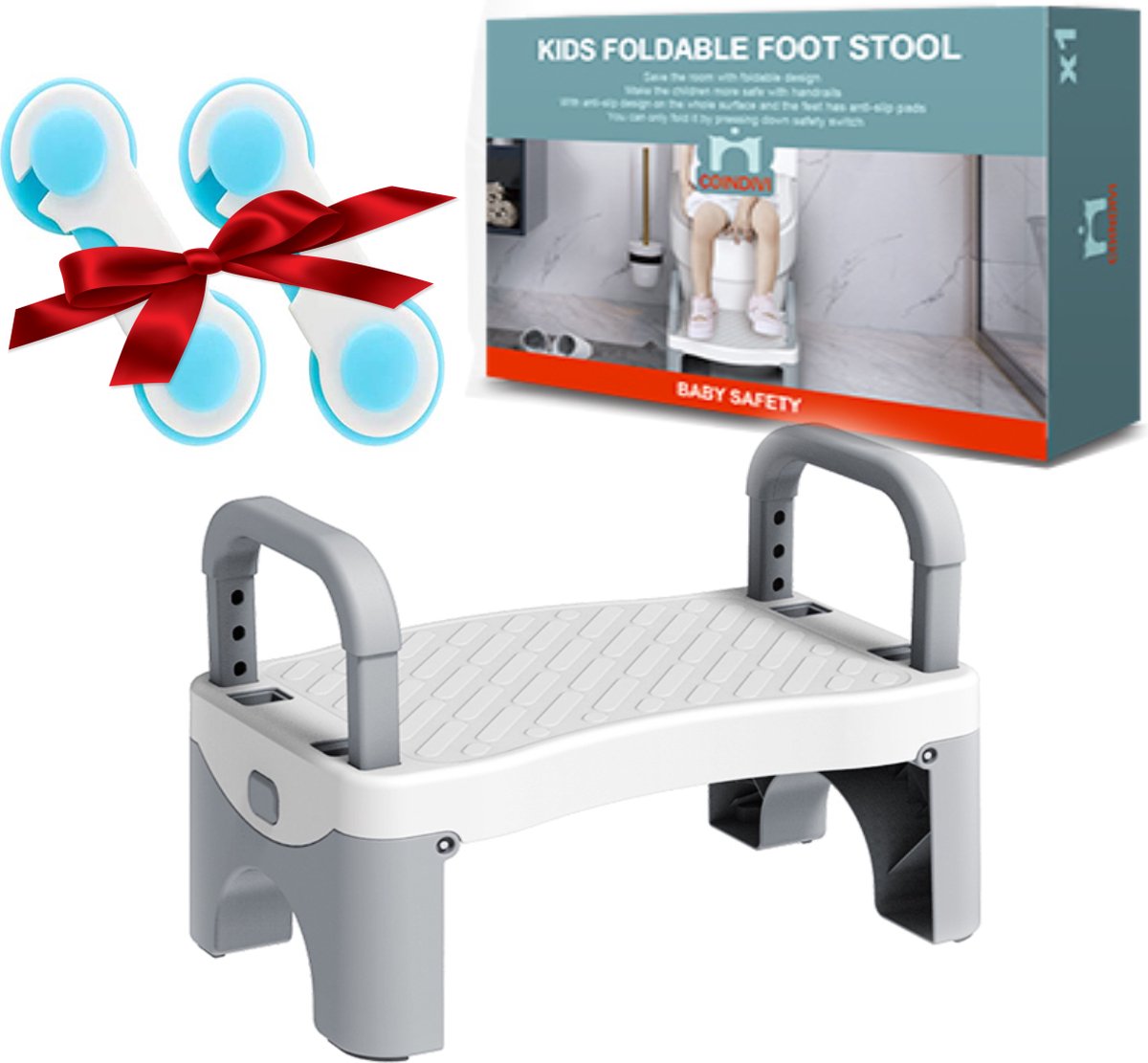 Joign ® opstapje - Opstapje met 2 Veiligheidsslot voor baby - opstapje ...