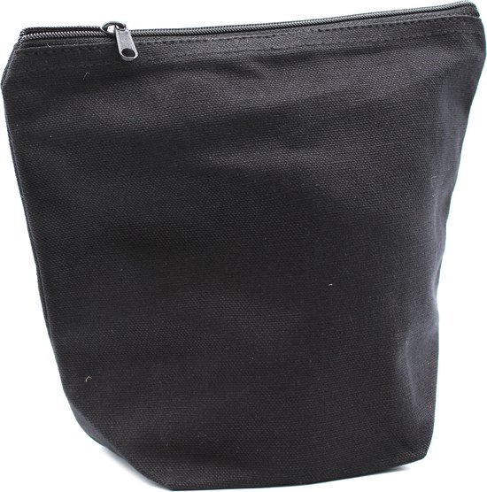 WGifts Toilettas buitel - Zwart - Natuurlijk biologisch katoen - 285ml ...