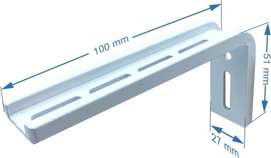 Aluminium hoekbeugel 120 x 51 x 27 mm | bol.com