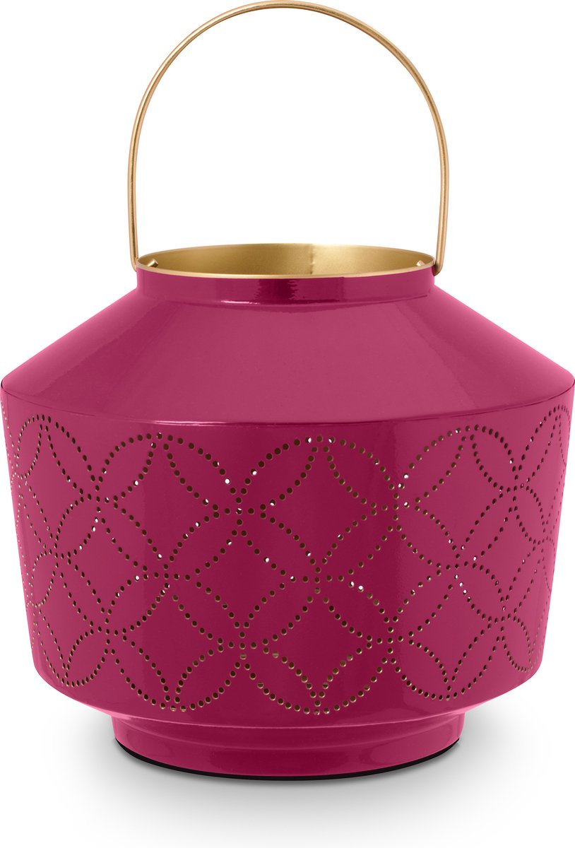 Pip Studio Lantaarn - Metaal - Roze - 22cm | bol.com