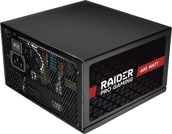 RAIDER PRO GAMING Power Supply - PC Voeding - PSU ATX 600 WATT | bol