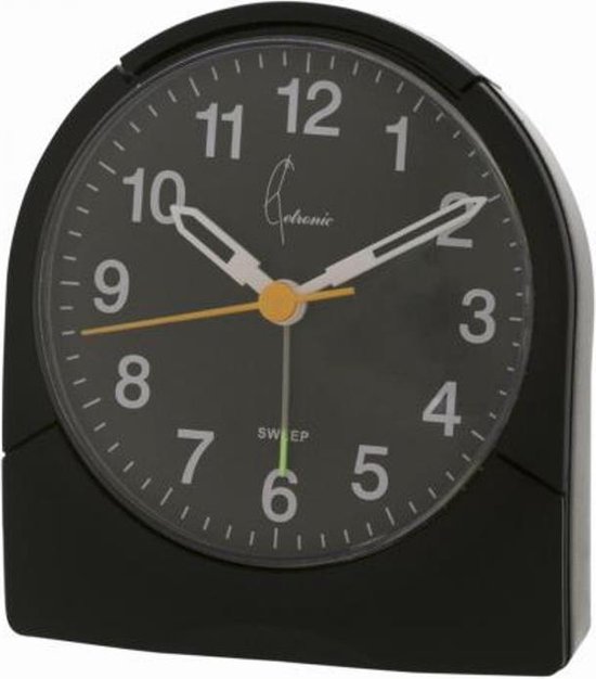 Wekker BLACK MODERN DESIGN | bol