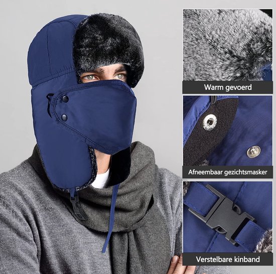 Miss Lulu Muts Dames - Muts Heren - Pilotenmuts - Russische muts ...