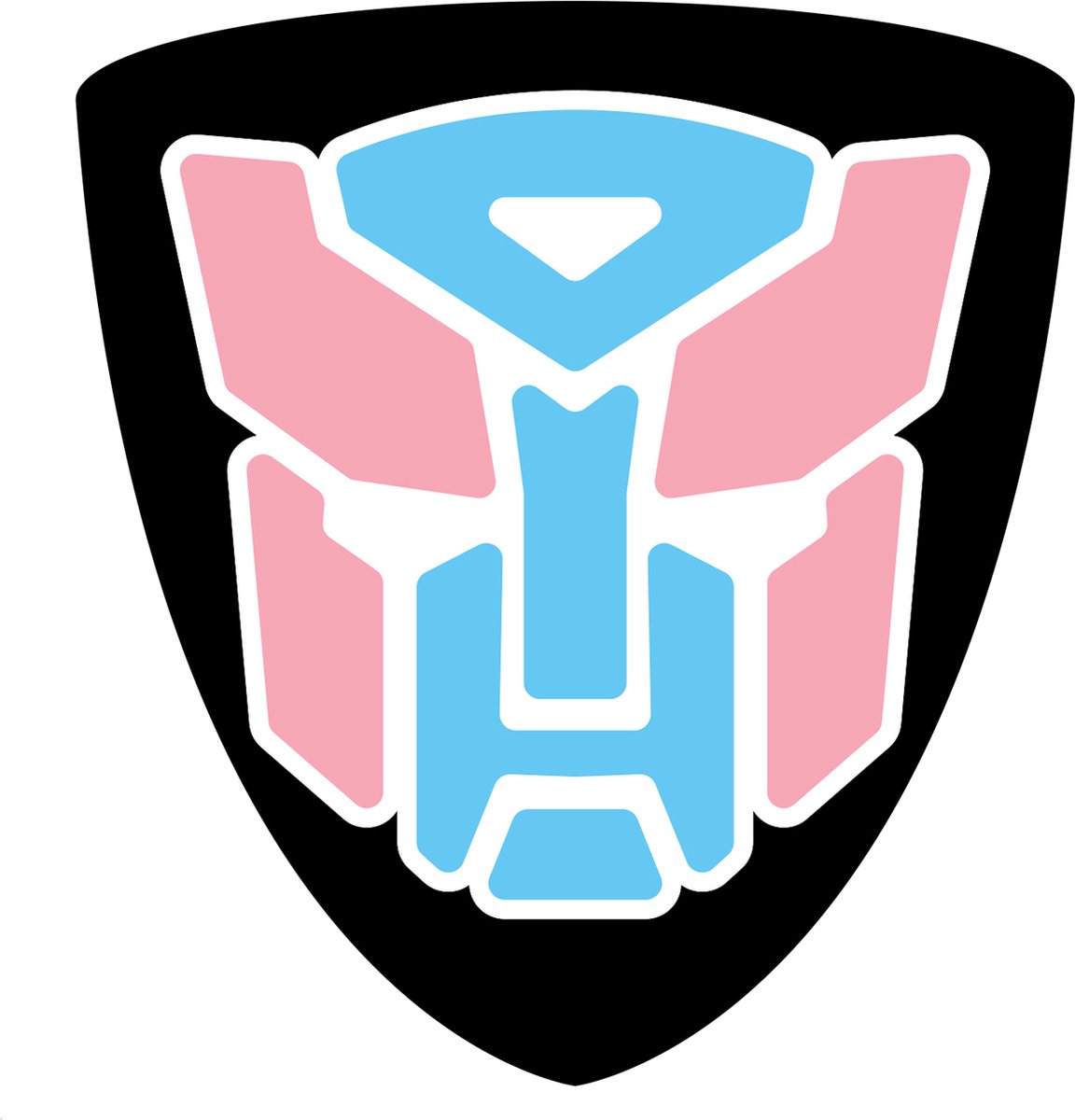Sticker - Contour Transformer - Transgender - LGBT+ - Regenboog - Pride ...