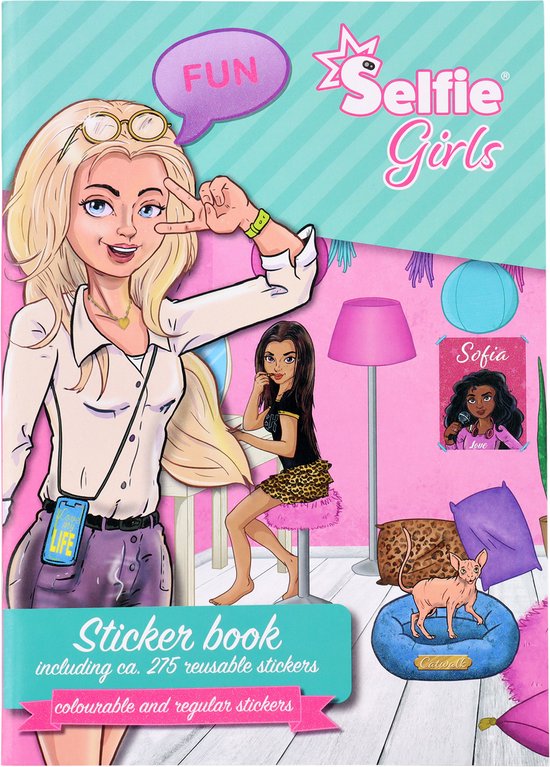 Selfie Girls stickerboek +/- 275 stickers | bol.com