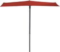 Madison - Parasol Sun Wave - 270 x 150 - Rood | bol