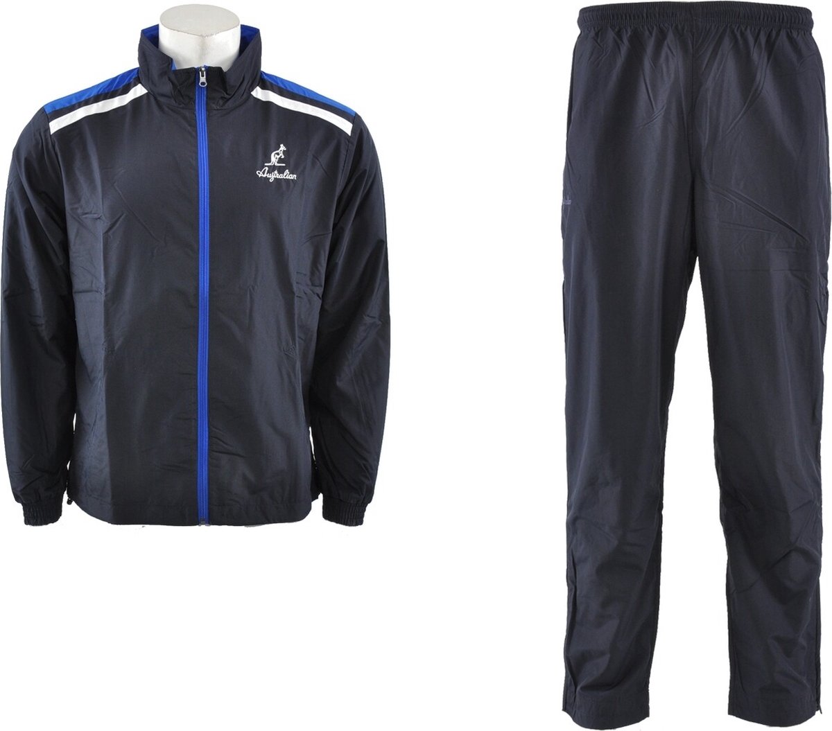 Australian - Tracksuit - Zwart Trainingspak - S - Zwart | bol.com