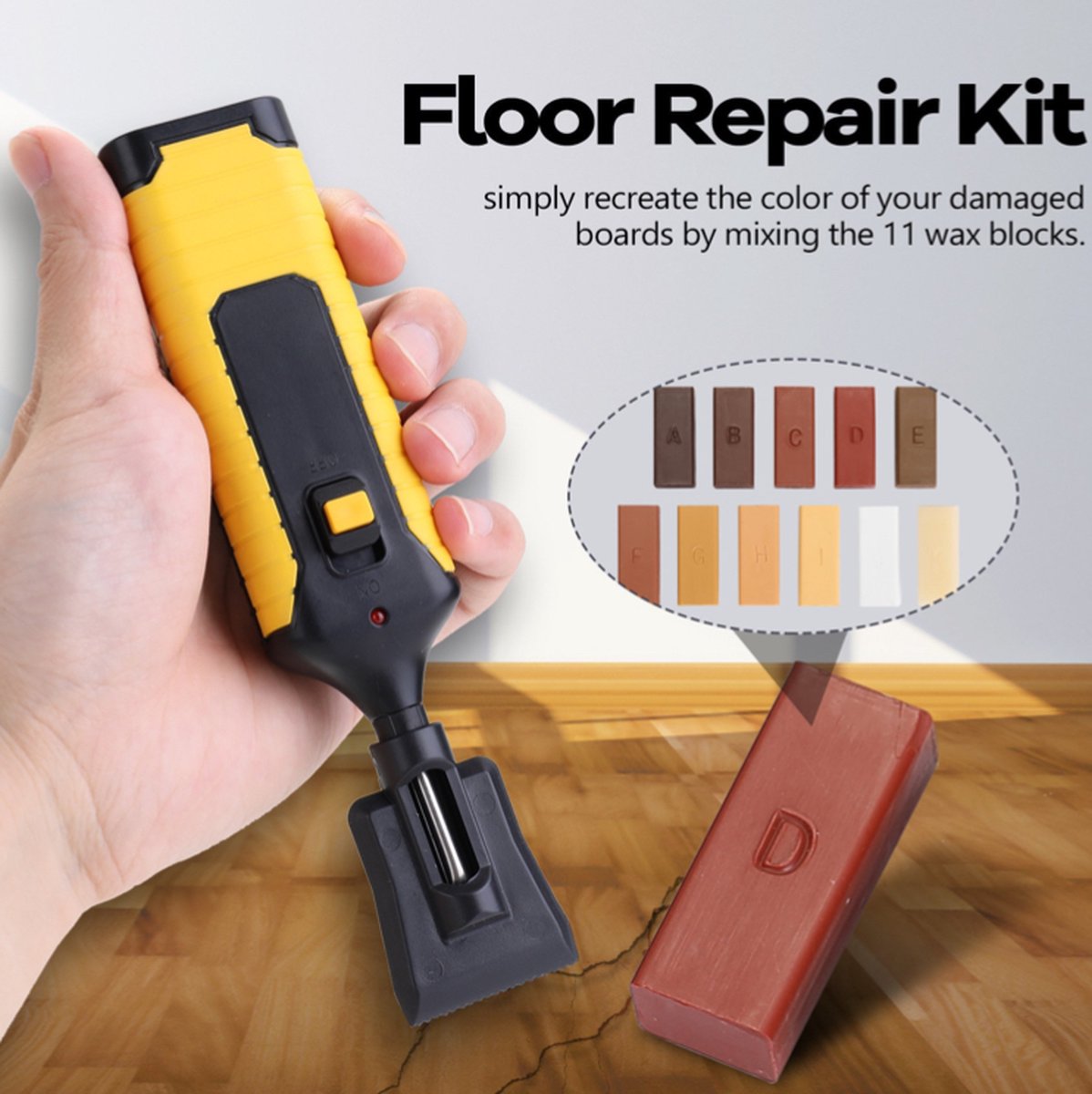 Complete Laminaat Reparatieset - Repair Kit - Reparatie Set Voor ...