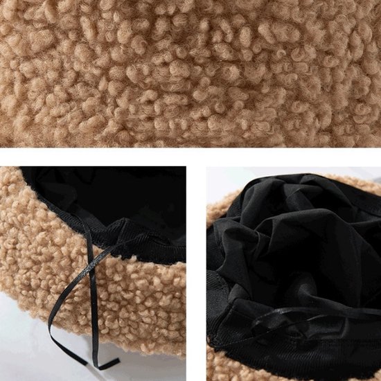 Winter - Teddy Hoedje Talento - Bucket hat - fluffy vissershoedje ...