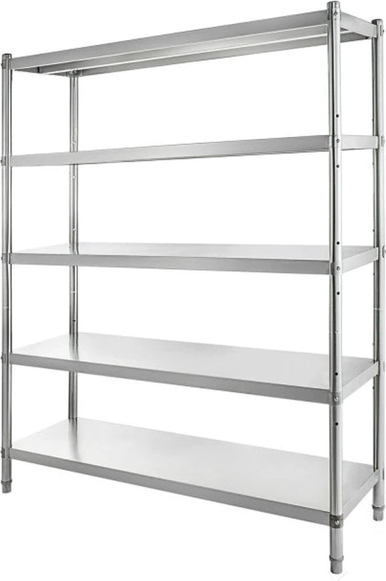 Verlen Stabiel Opbergrek – Opbergrek Metaal – Keukenrek - RVS ...