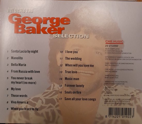 George Baker Selection - Het beste van, George Baker Selection | Muziek ...