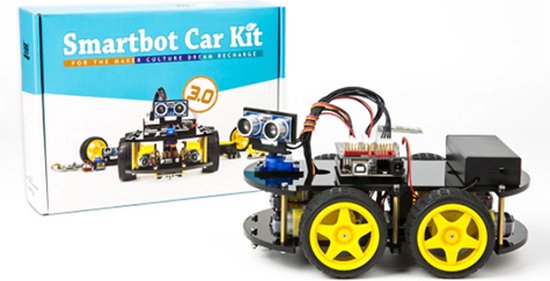 Smart Robot Car Kit v3.0 met vierwielaandrijving Arduino | bol.com