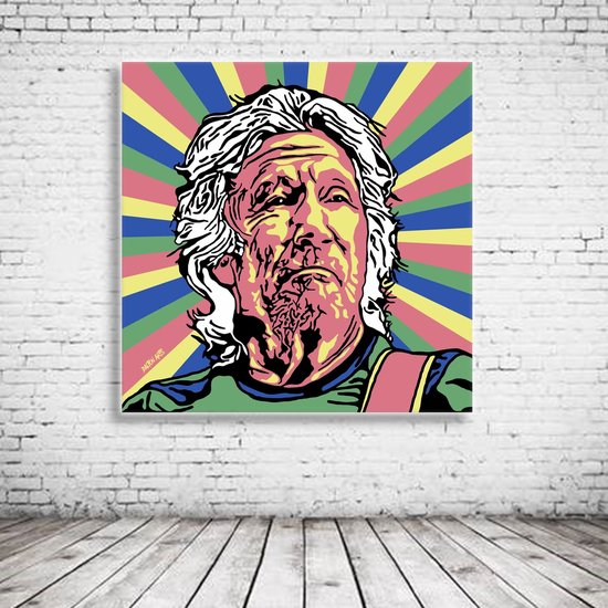 Pop Art Roger Waters Poster in lijst - 90 x 90 cm en 2 cm dik ...