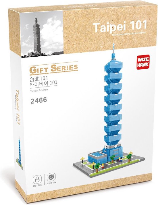 Mini Blocks - Wise Hawk - Taipei 101 - 1163 pcs | bol