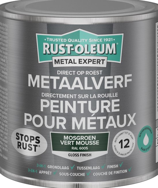 Rust-oleum Metalexpert Direct Op Roest Metaalverf Gloss - Waterbasis ...