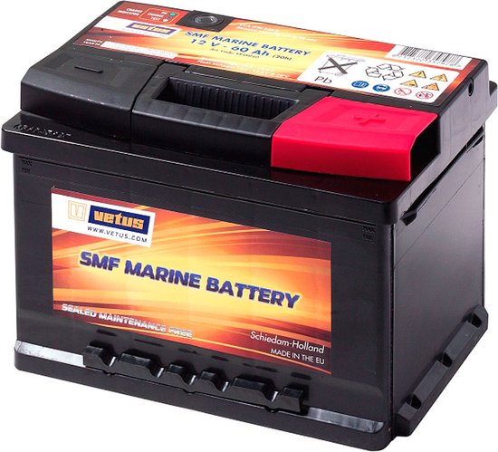 Vetus Batteries Smf-batterij 165ah Zwart | bol