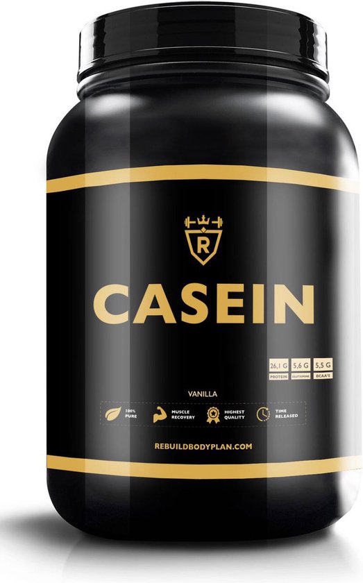 Rebuild Nutrition Casein - Nacht Proteïne/Caseïne Micellaire/Eiwitshake ...
