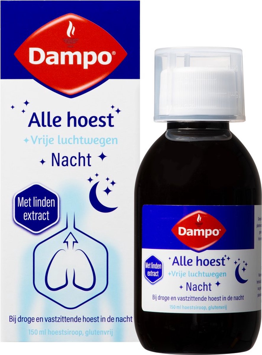 Dampo Alle Hoest Nacht - Hoestdrank - 150 ml | bol
