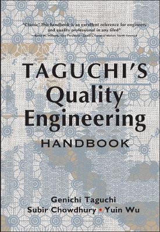 Taguchi's Quality Engineering Handbook | 9780471413349 | G Taguchi ...