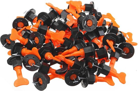 100x Uitlijning Tegel Clips – Tegel clips – gereedschap – verbouwen ...