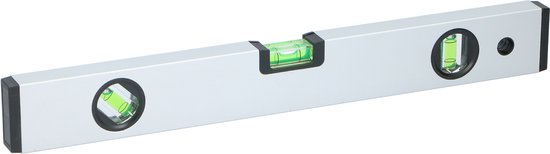 Waterpas - aluminium - 40cm - met 0°, 45°en 90° meting | bol