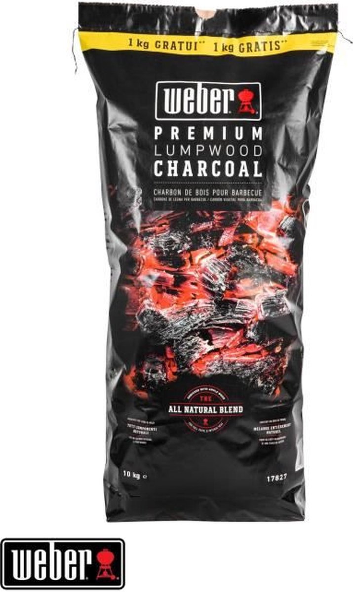 Charbon de bois Weber 17827 pour barbecue / grill 10 kg | bol.com