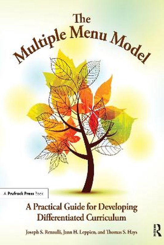 The Multiple Menu Model | 9780936386867 | Joseph Renzulli | Boeken ...