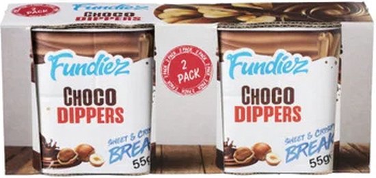 Fundiez Choco Dippers 6 x 2 x 55g - Family Pack | bol