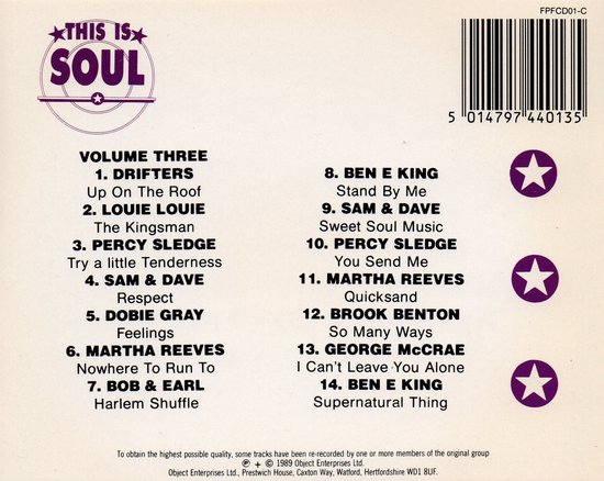 This Is Soul Vol.3, Diverse Artiesten | CD (album) | Muziek | bol.com