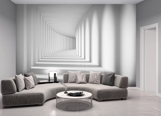 Vliesbehang Gallerij Modern XXL – 3D Effect – posterbehang – 368 x 254 ...