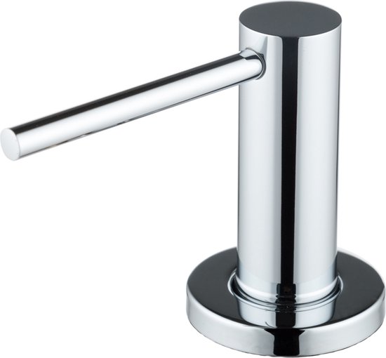 Chroom Zeeppomp | Zeepdispenser | 360° draaibaar (met 500ml flacon) | bol