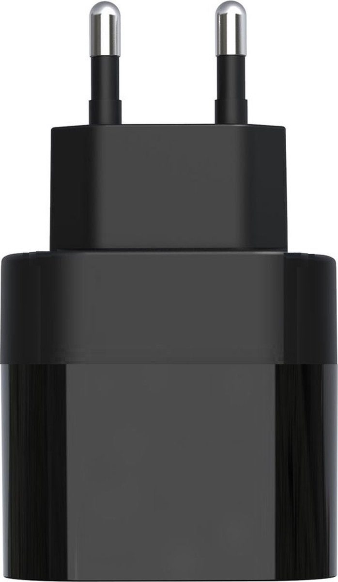 Quick Charge USB-C stekker met USB-C Lightning iPhone Oplader Kabel 2 ...