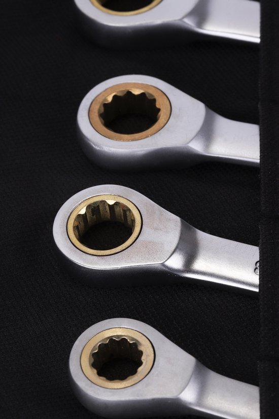 Onex Steek-Ratel Sleutelset Chroom Vanadium Staal - 8 delig - 6-22mm ...