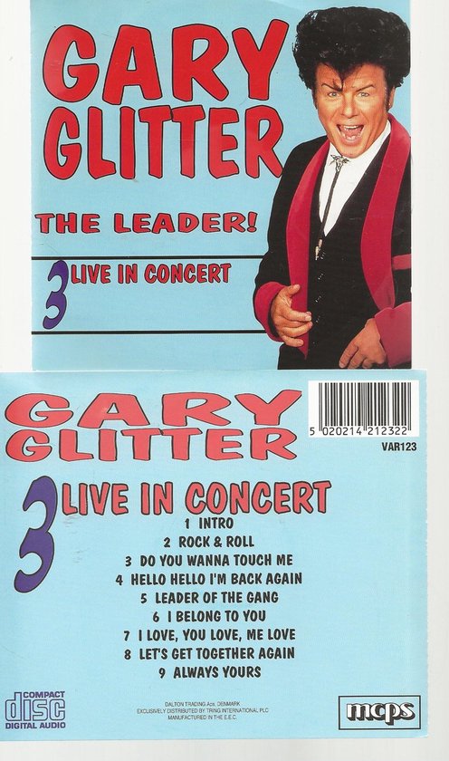 Leader Live in Concert, Gary Glitter | CD (album) | Muziek | bol