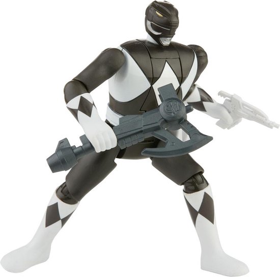 Mighty Morphin Power Rangers Retro-Morphin Black Ranger Zack 10cm | bol.com