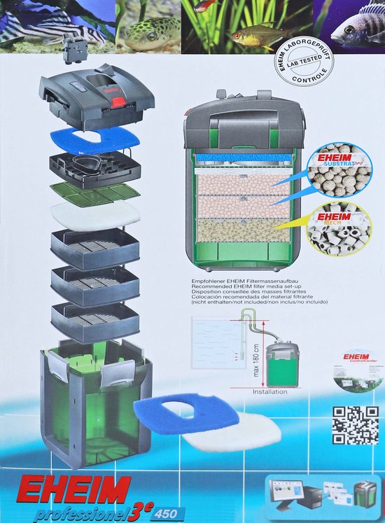 Eheim filter Professional 3e 450, met electronisch besturingssysteem. | bol.com