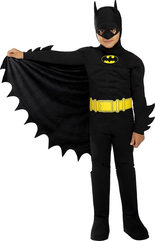 FUNIDELIA Batman kostuum voor jongens - Maat: 107 - 113 cm - Zwart | bol