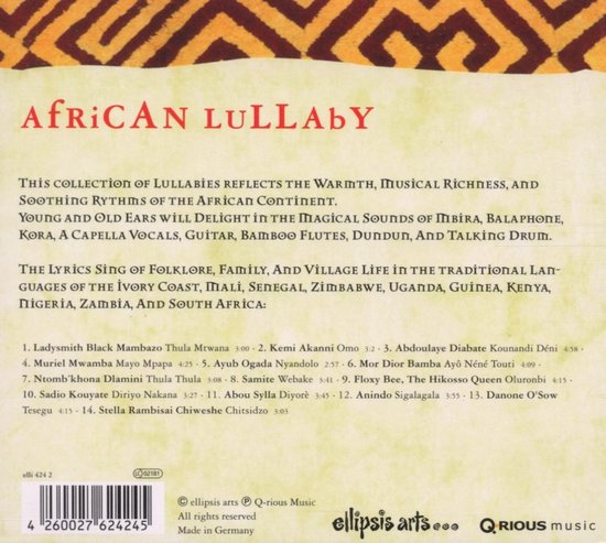 Various Artists - African Lullaby (CD), various artists | Muziek | bol