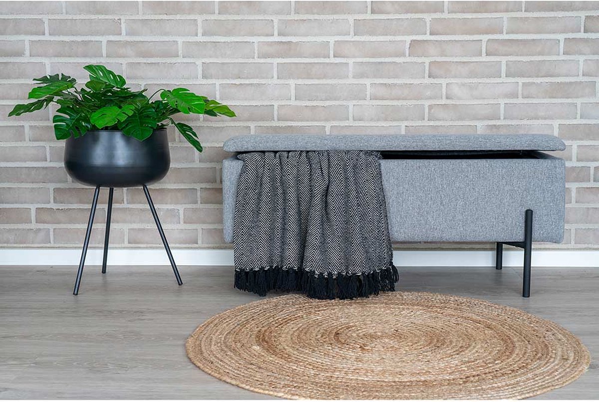 House Collection Hocker Ylwa Grijs | bol.com