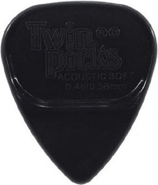 Twin Picks plectrum 3-pack acoustic soft zwart | bol.com
