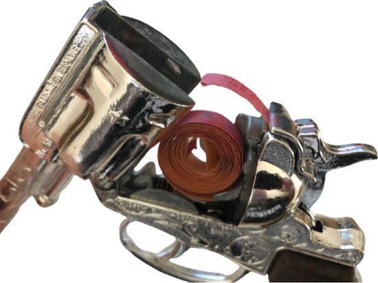 Gonher Cowboy Revolver klappertjes pistool 100 schots met 12x100 shots ...